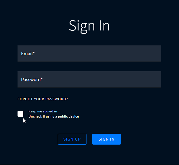 Automatic Logout Feature